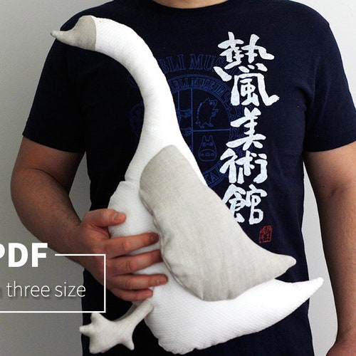 Pattern PDF Goose Sewing Pattern & Tutorial goose Dollwhite - Etsy