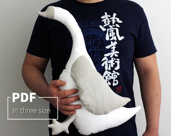 Pattern PDF Goose Sewing Pattern & Tutorial goose Dollwhite | Etsy
