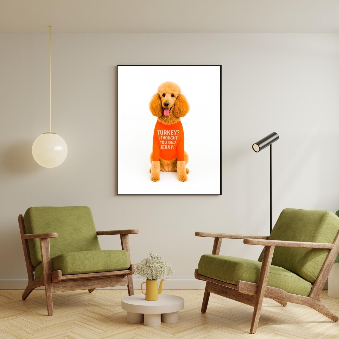 Poodle Thanksgiving Wall Art, Poodle Mom Gift, Poodle Photography ...