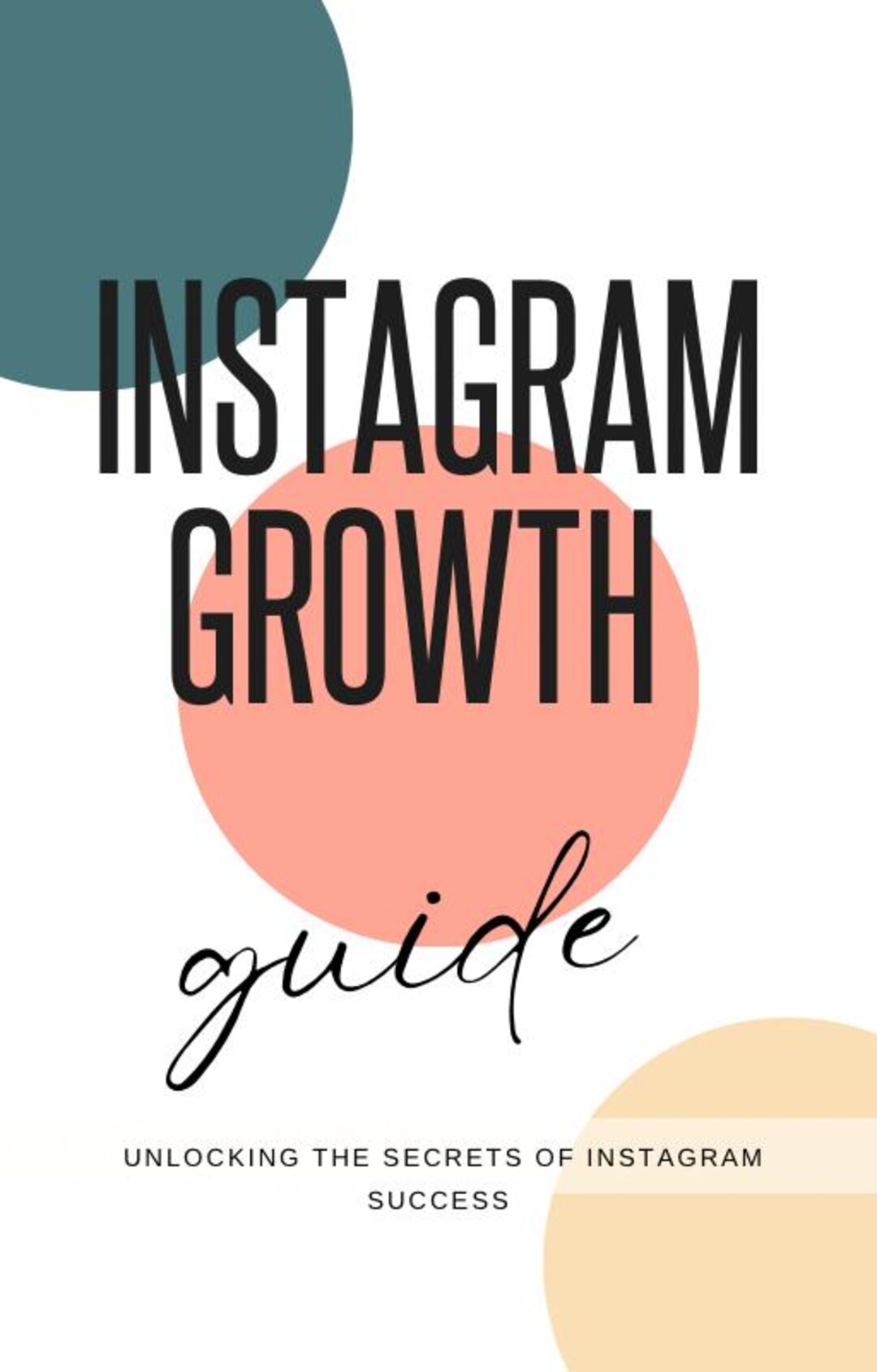 Instagram Growth Guide - Etsy