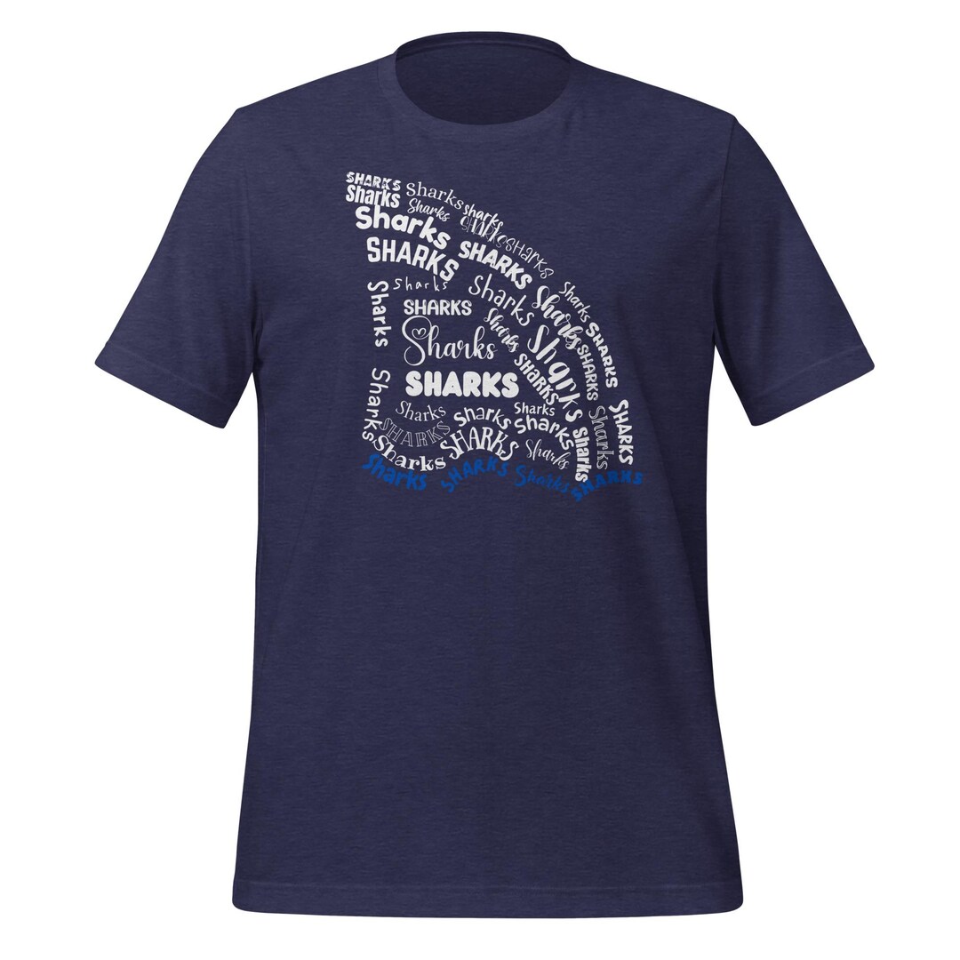 Shark Calligraphy Fin dark Colors - Etsy