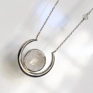 Lunar Eclipse Gemstone Necklace, Birthstone Mothers Pendant, Push Gift ...