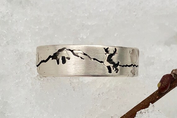 Rainier Elk Mountain Ring Power Animals Spirit Ring Custom | Etsy