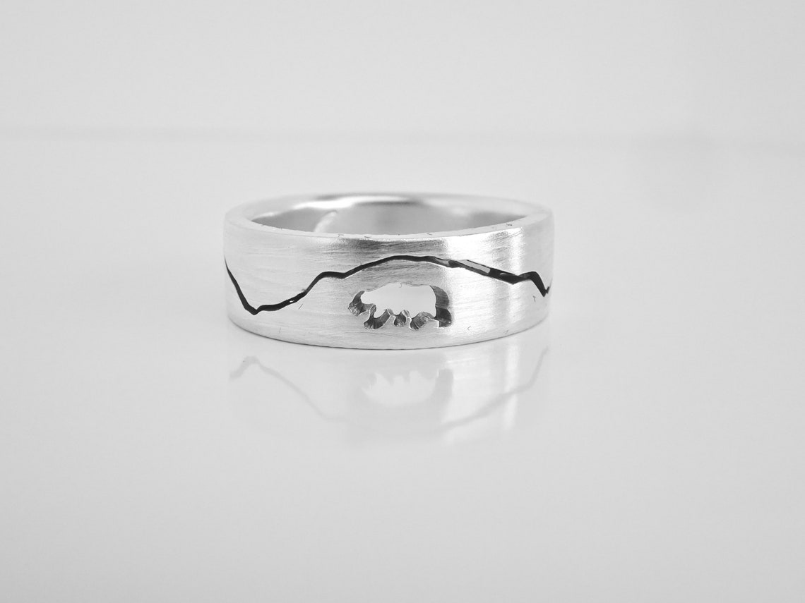 Rainier Elk Mountain Ring Power Animals Spirit Ring Custom | Etsy