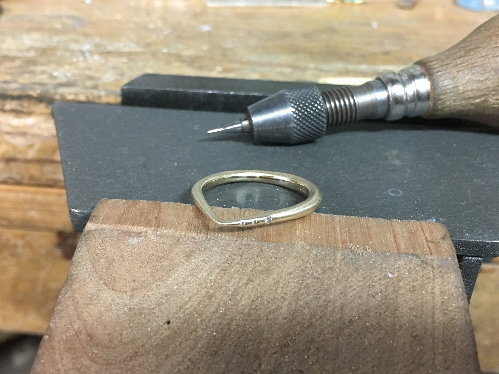 Diamond Peak Mountain Ring Modern Mountain Ring Handmade With - Etsy