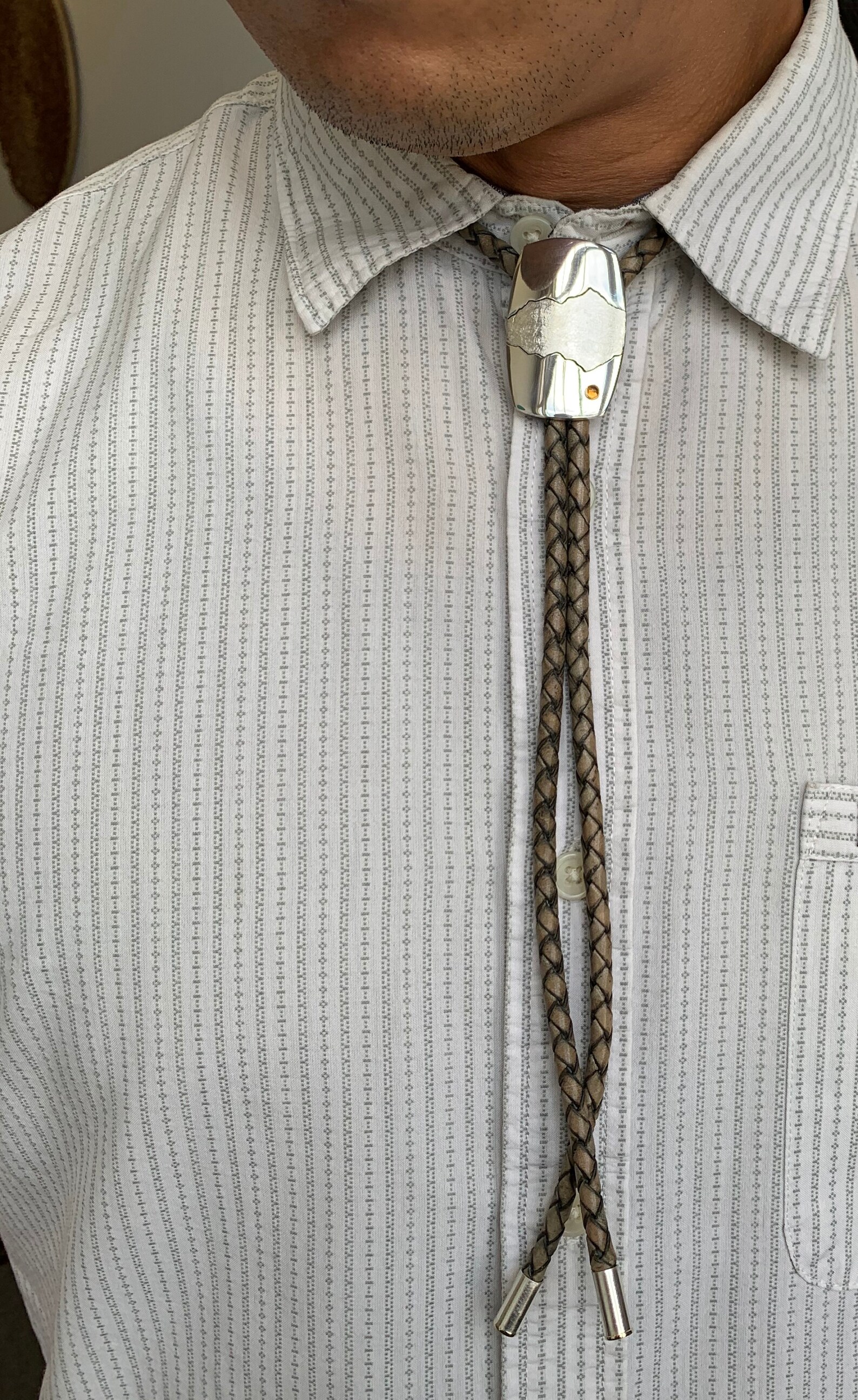 Mountain Design Bolo Tie Cowboy Tie Modern Bolo Tie - Etsy