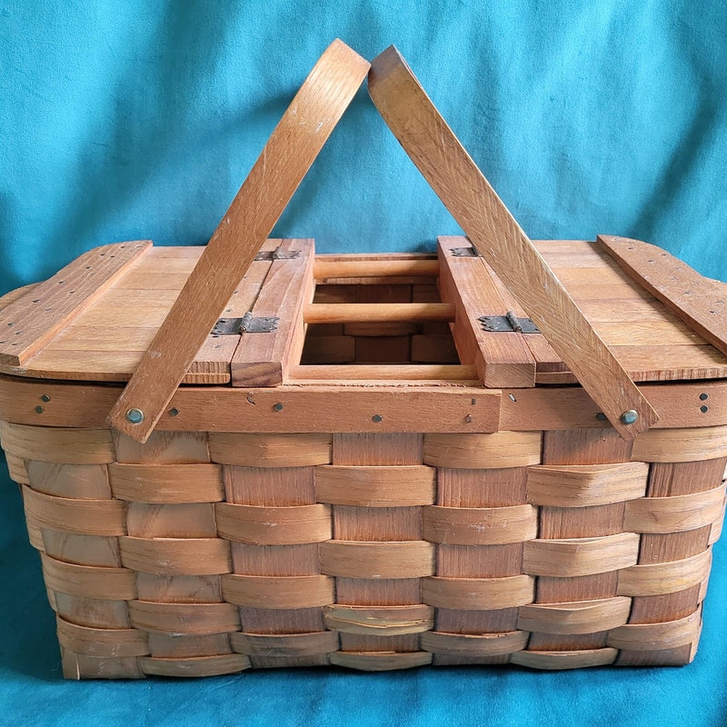 Wood Basket - Etsy