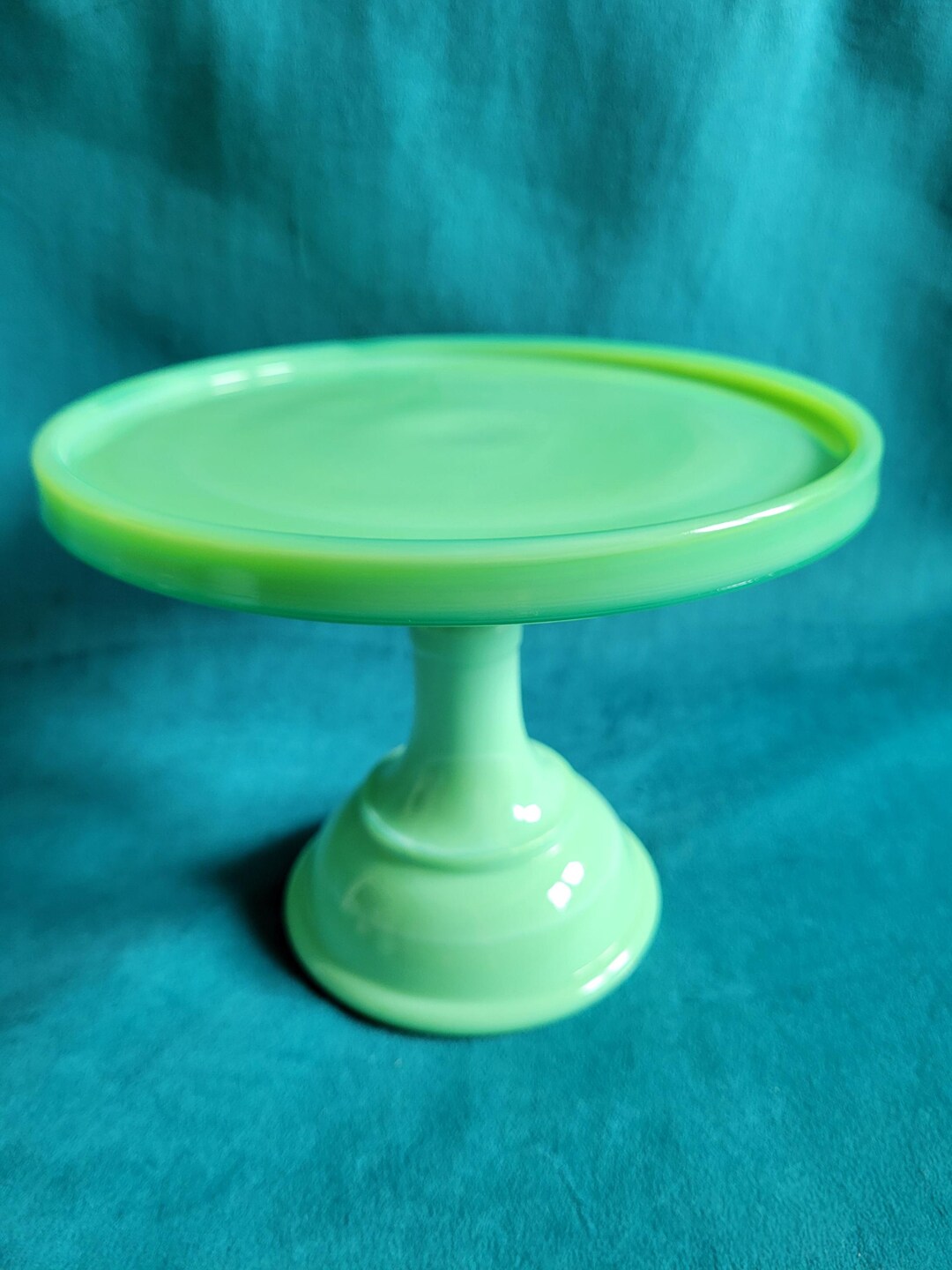 Martha by Mail Vintage Jadeite 8" Cake Stand - Etsy