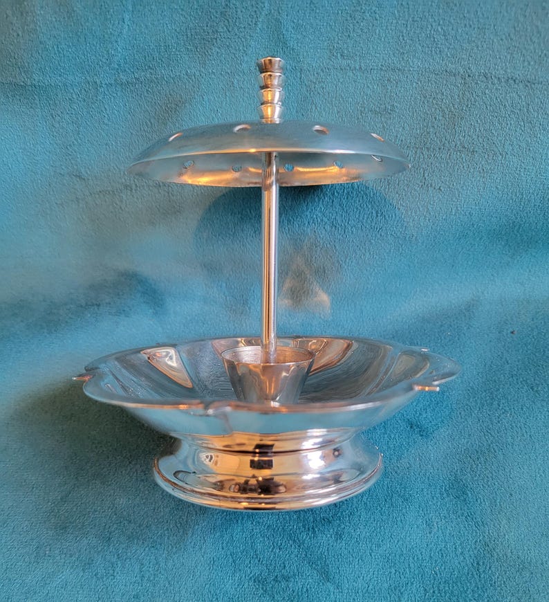 Silver Plated Appetizer Picks With Stand - Etsy