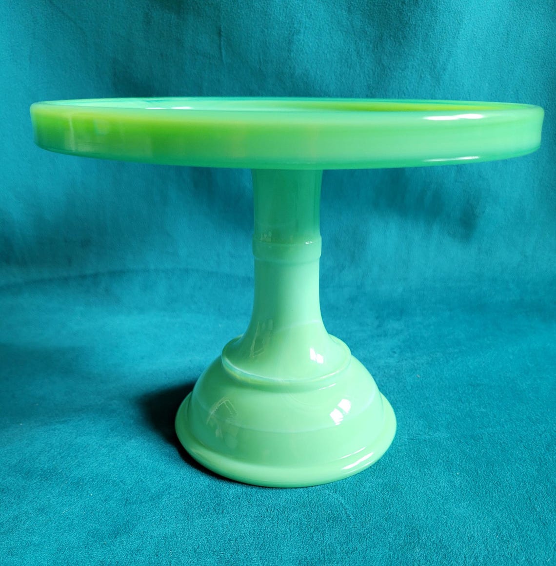 Martha by Mail Vintage Jadeite 8 Cake Stand - Etsy