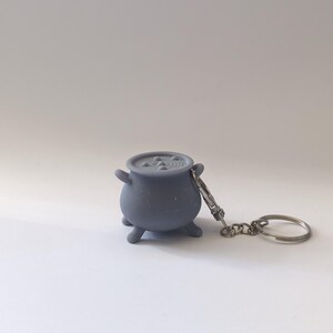 3D Printed Witch Cauldron Keychain: Pagan Halloween Accessory - Etsy