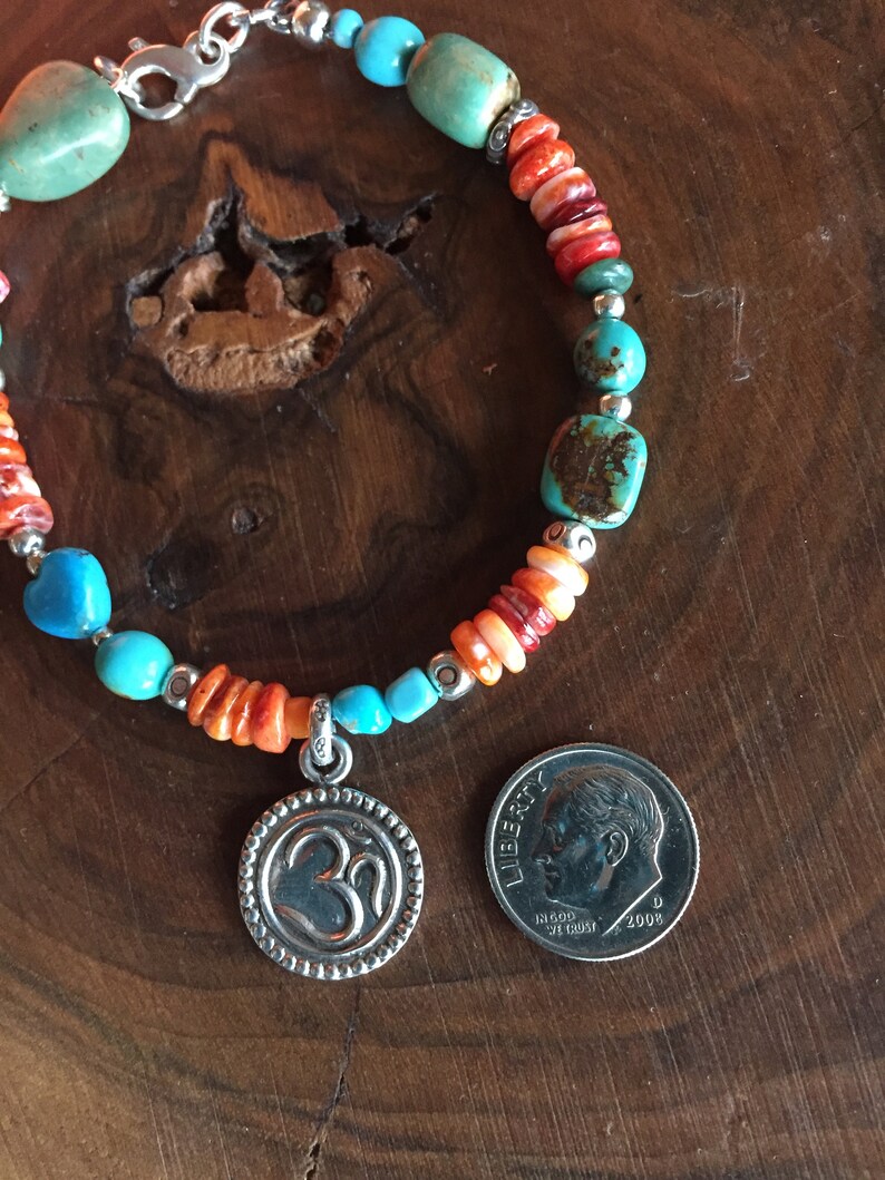 Turquoise and Spiny Oyster Shell Cynthia Moon Artisans | Etsy