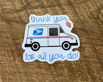 Mail Carrier Decal | Etsy