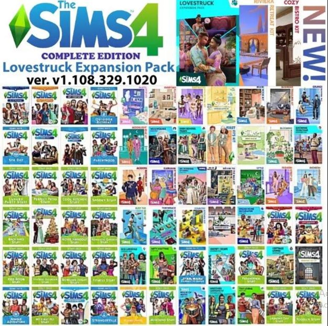 The Sims 4 LOVESTRUCK EXPANSION PACK All Expansions Packs for Windows ...