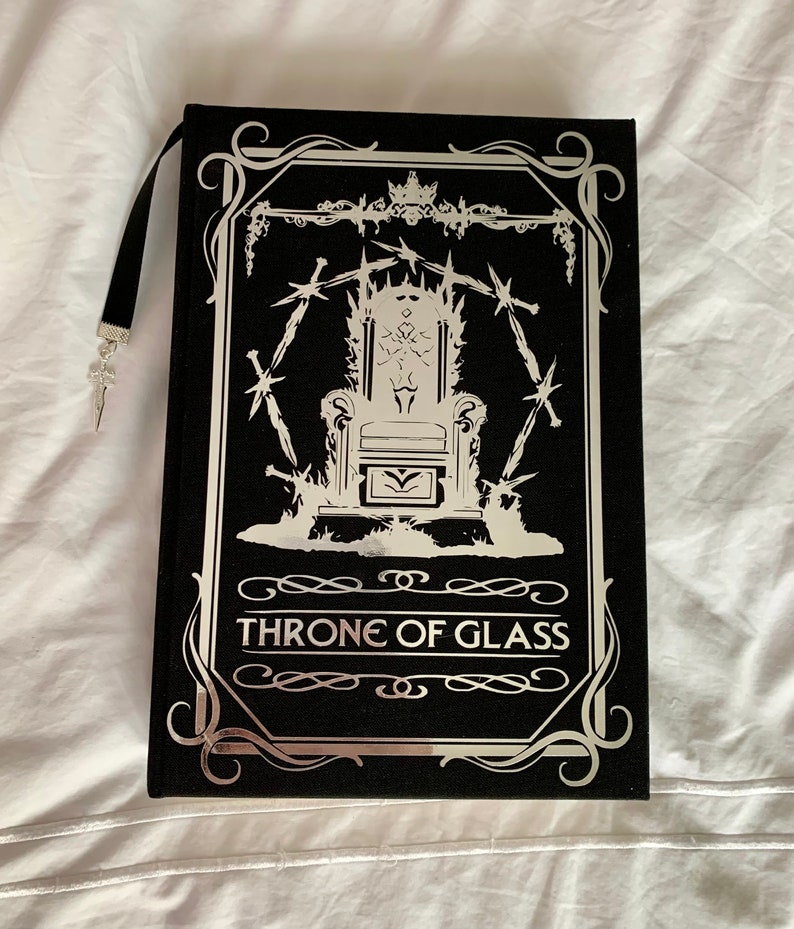 Throne of Glass Custom Bookbinding Novel Throne of Glass Series 1 ...