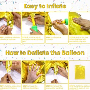 Gold 100 Balloon Number, 40 Inch, 100th Birthday Decorations | 100K ...