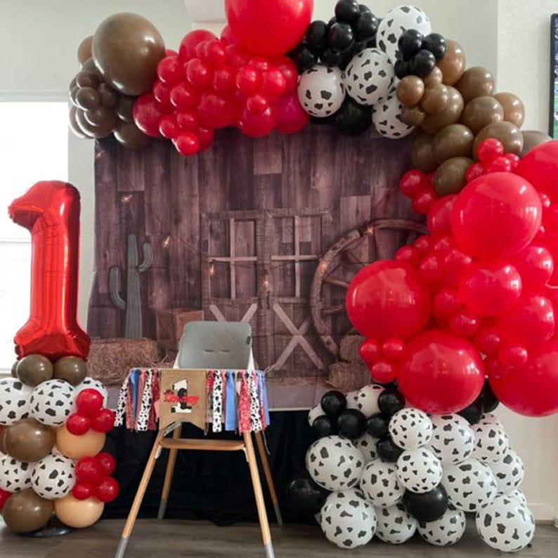 157pcs First Rodeo Balloon Garland Arch Kit - First Rodeo Party ...