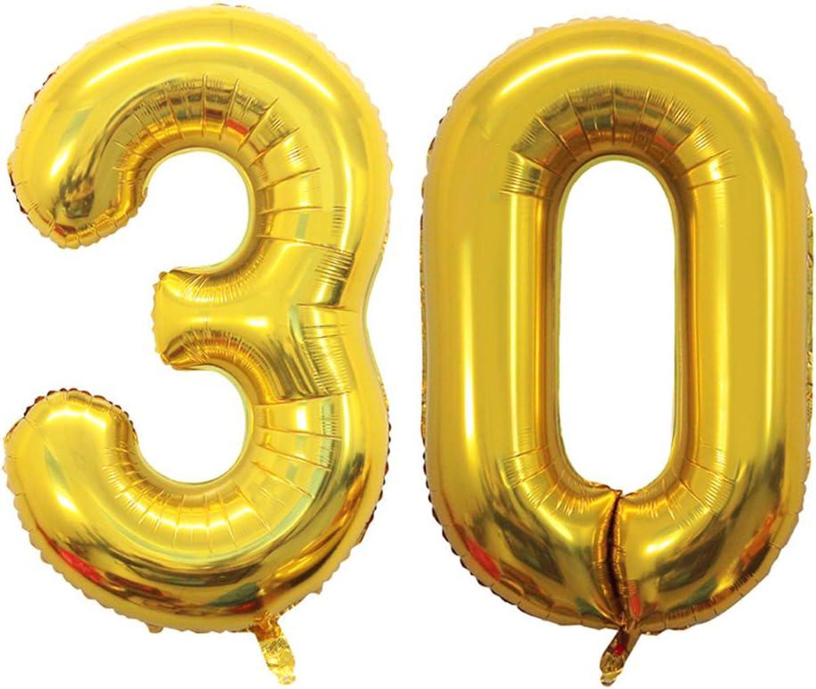 Number 30 Balloons for 30th Birthday Party Decorations,42 Inch Jumbo ...