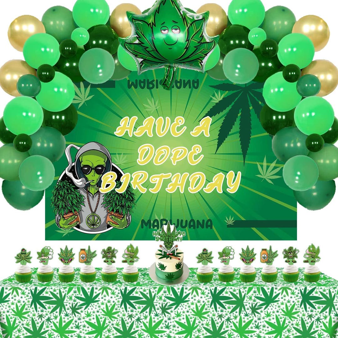 Weed Birthday Decorationsweed Party Decorations for Adultsweed ...
