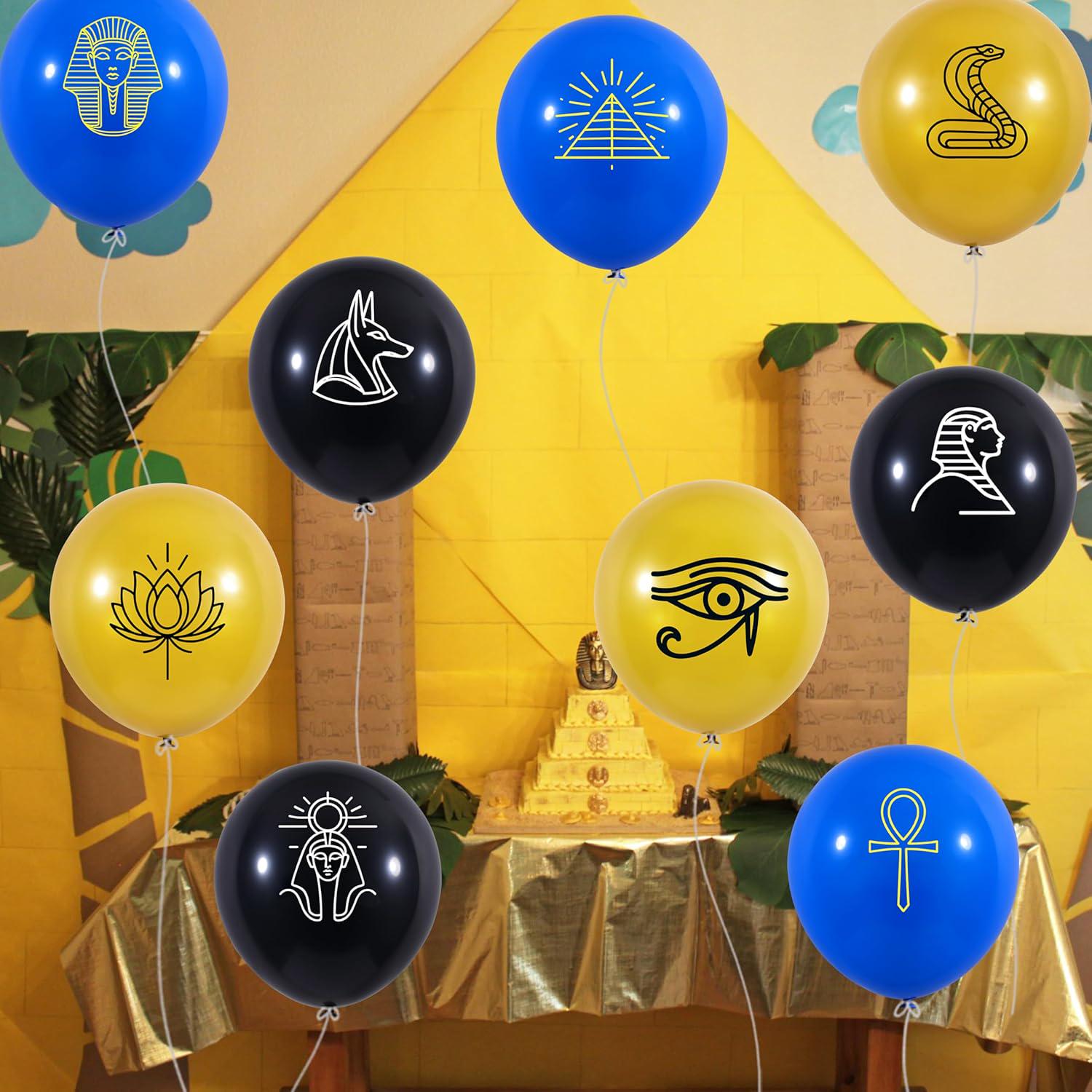 Ancient Egyptian Balloons, 72 Ancient Egypt Party Balloons, Party ...
