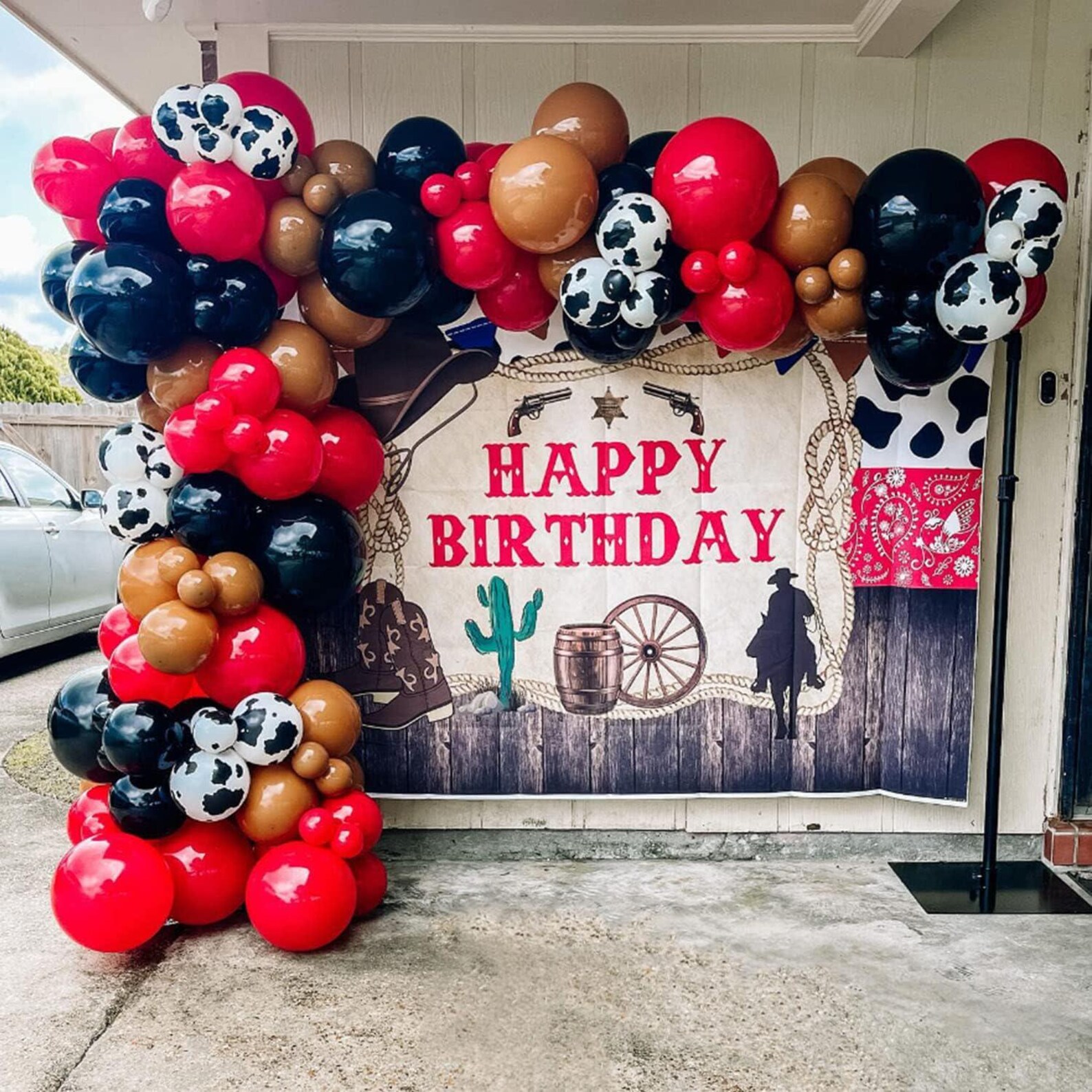 157pcs First Rodeo Balloon Garland Arch Kit - First Rodeo Party ...