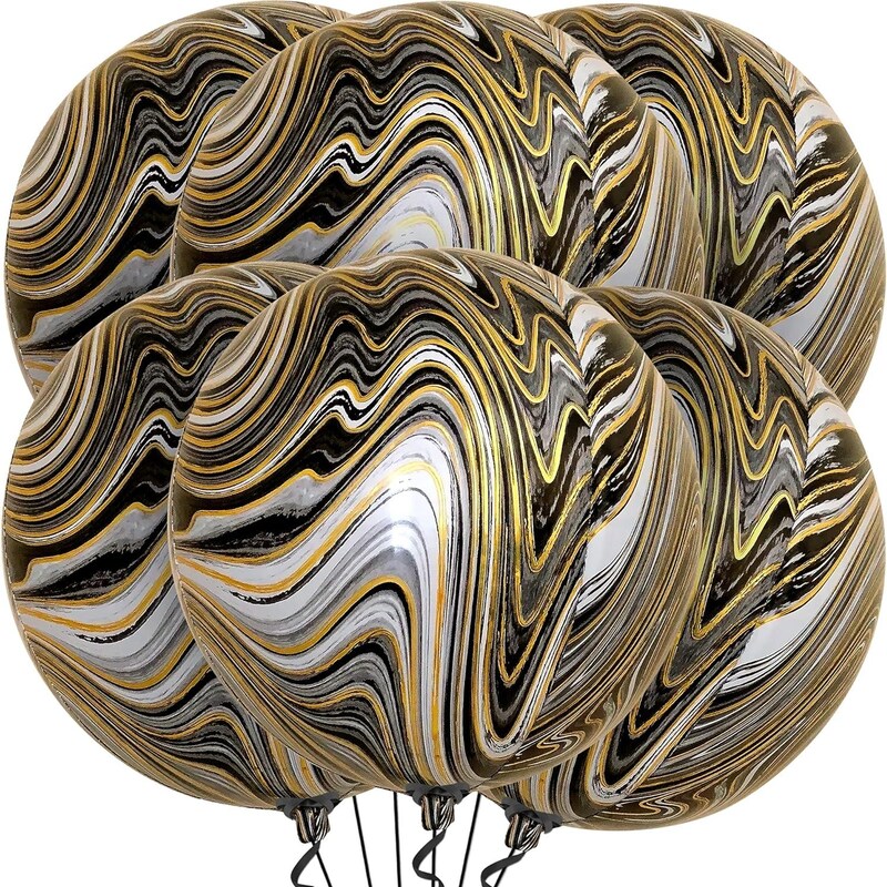 Marble Balloons - Etsy