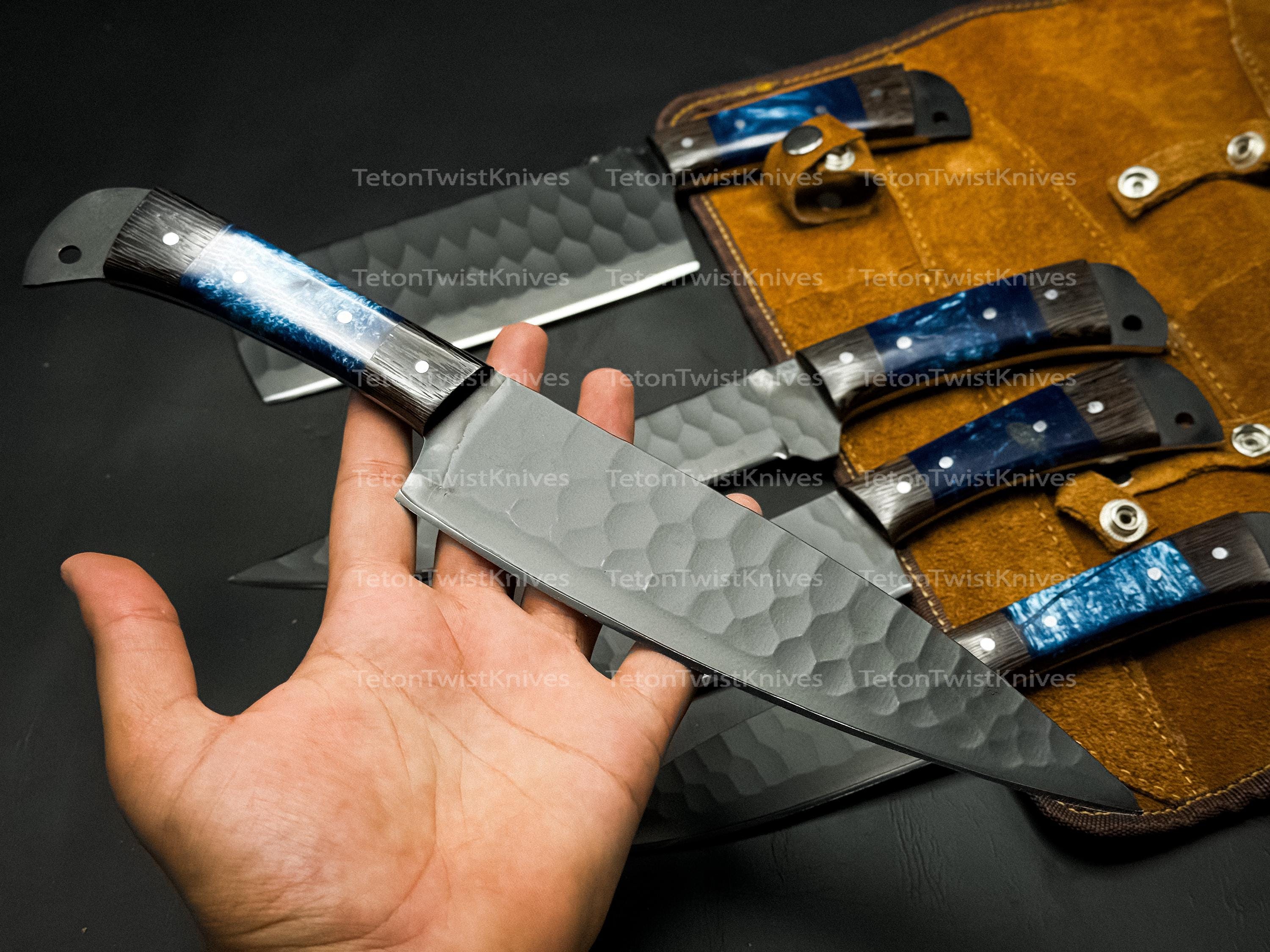 Handmade Chef Knife Set 5pcs / Kitchen Knife Set / Chef Knife / Chef Knives / Kitchen Knives ...