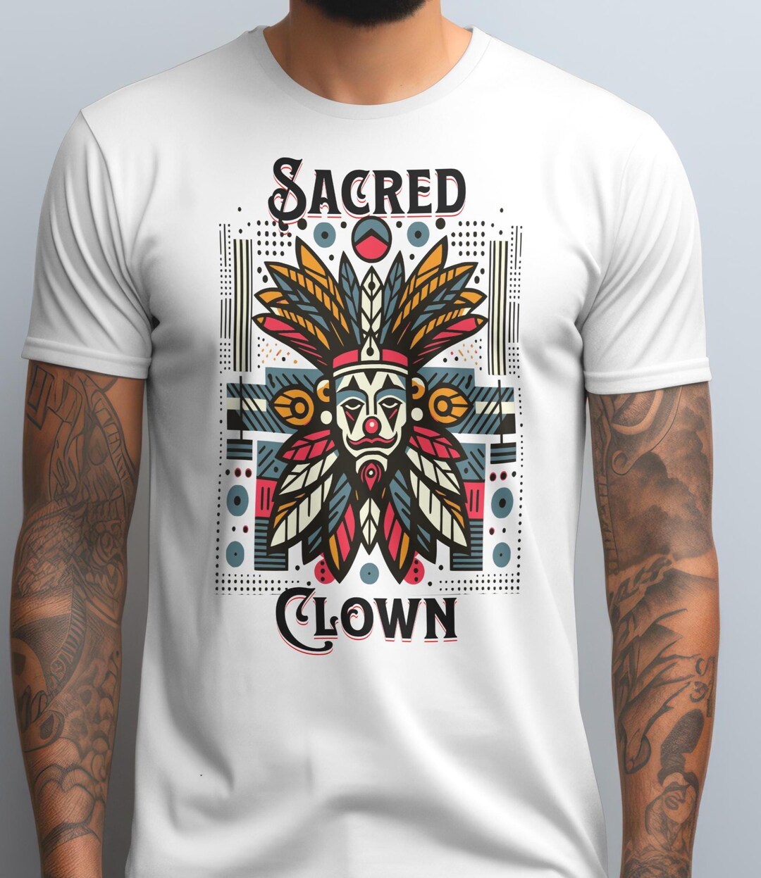 Native American Indian - Sacred Clown - Etsy