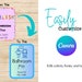 Classroom Hall Passes: Printable Teacher Lanyard Templates (canva ...