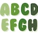Plant Themed Editable Bubble Letters - Etsy