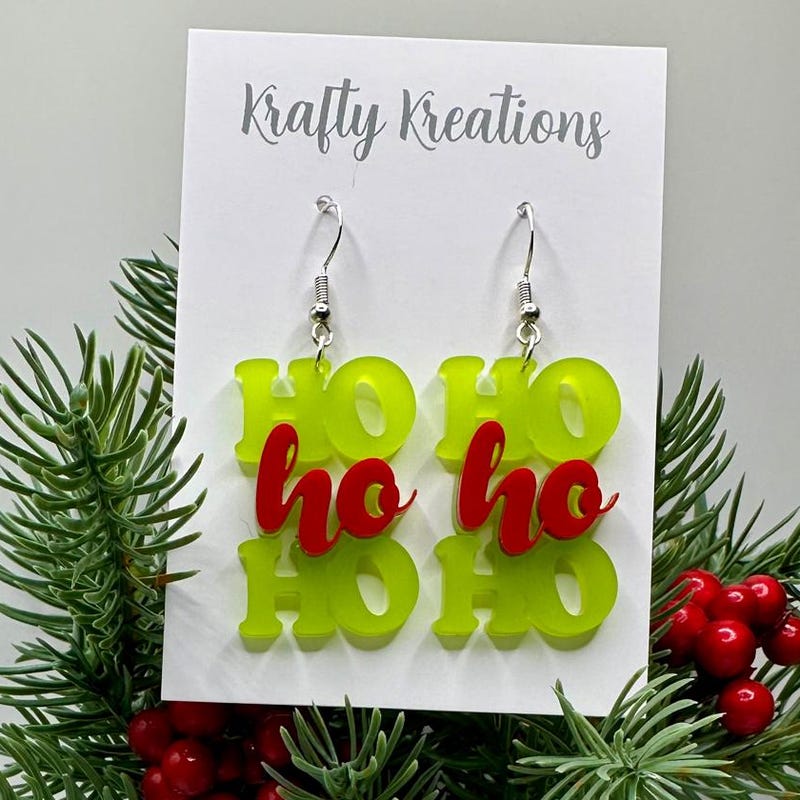 Ho Ho Ho Earring Pattern - Etsy