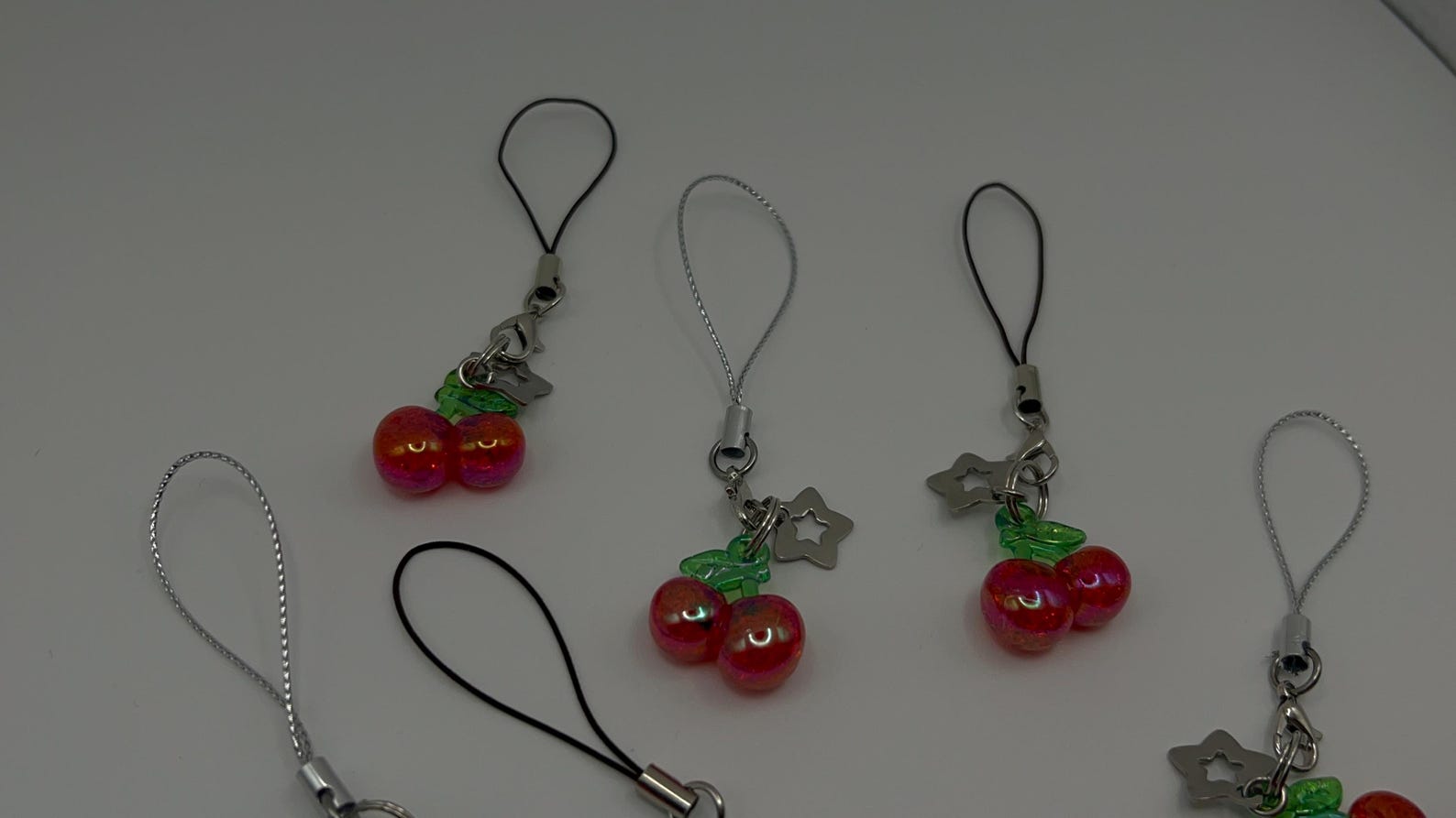 Star Cherry Phone Charm- Cute Aesthetic Cherry Girl Phone Charm - Etsy