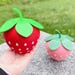 Strawberry Container, Strawberry, Rhinestones, Flatback Rhinestones, 3D ...