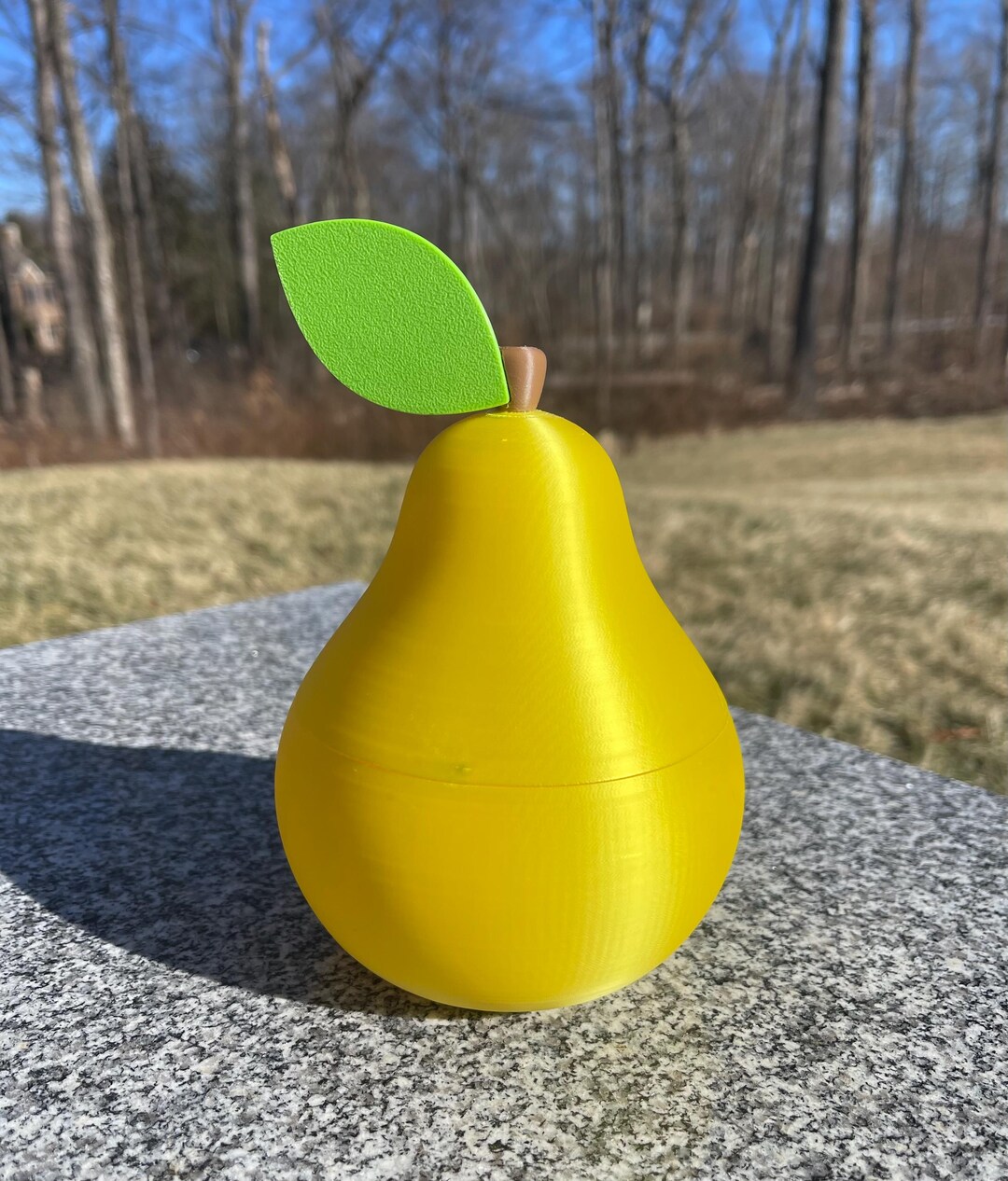 Pear, Single Pear Container, Single Pear, Magnetic Rhinestones ...