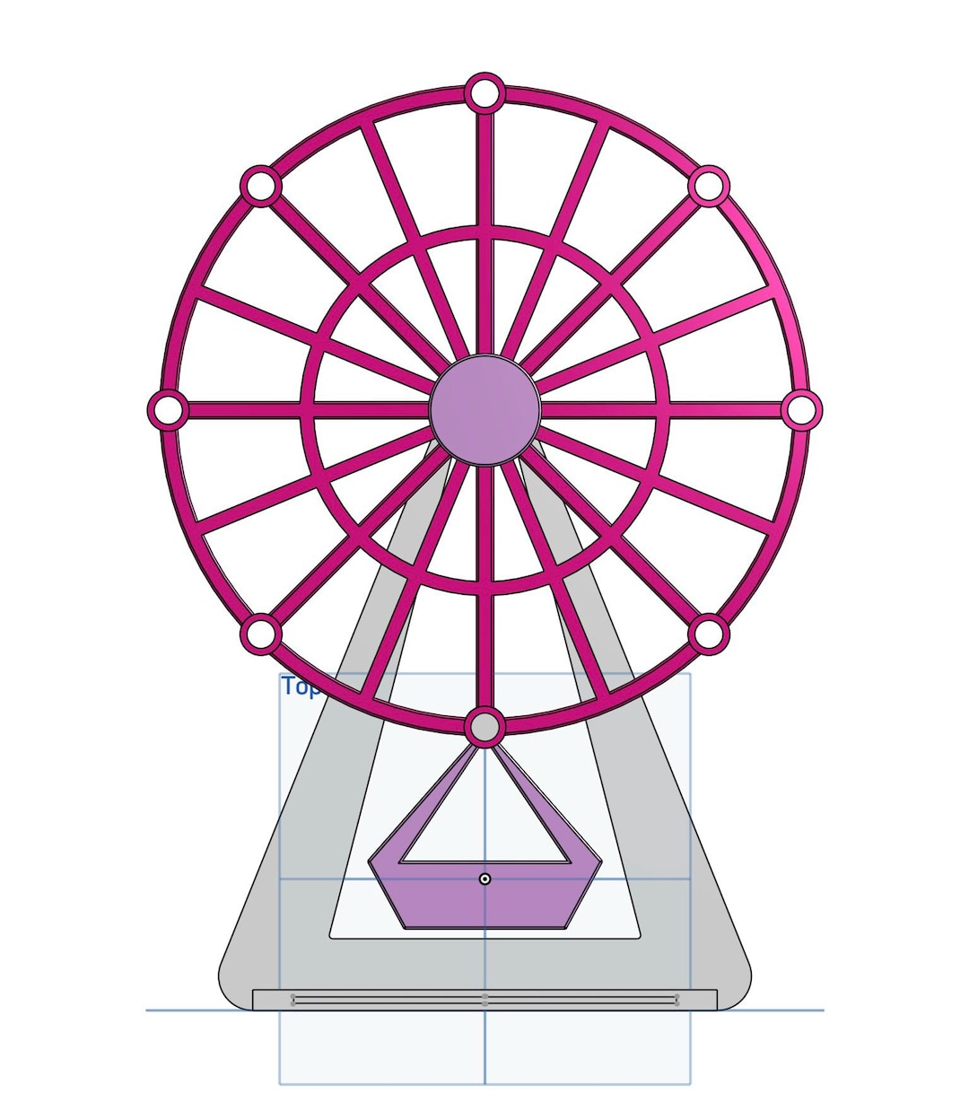 Ferris Wheel, STL File, ZIP File, Downloadable, Squishmallows, Toy - Etsy