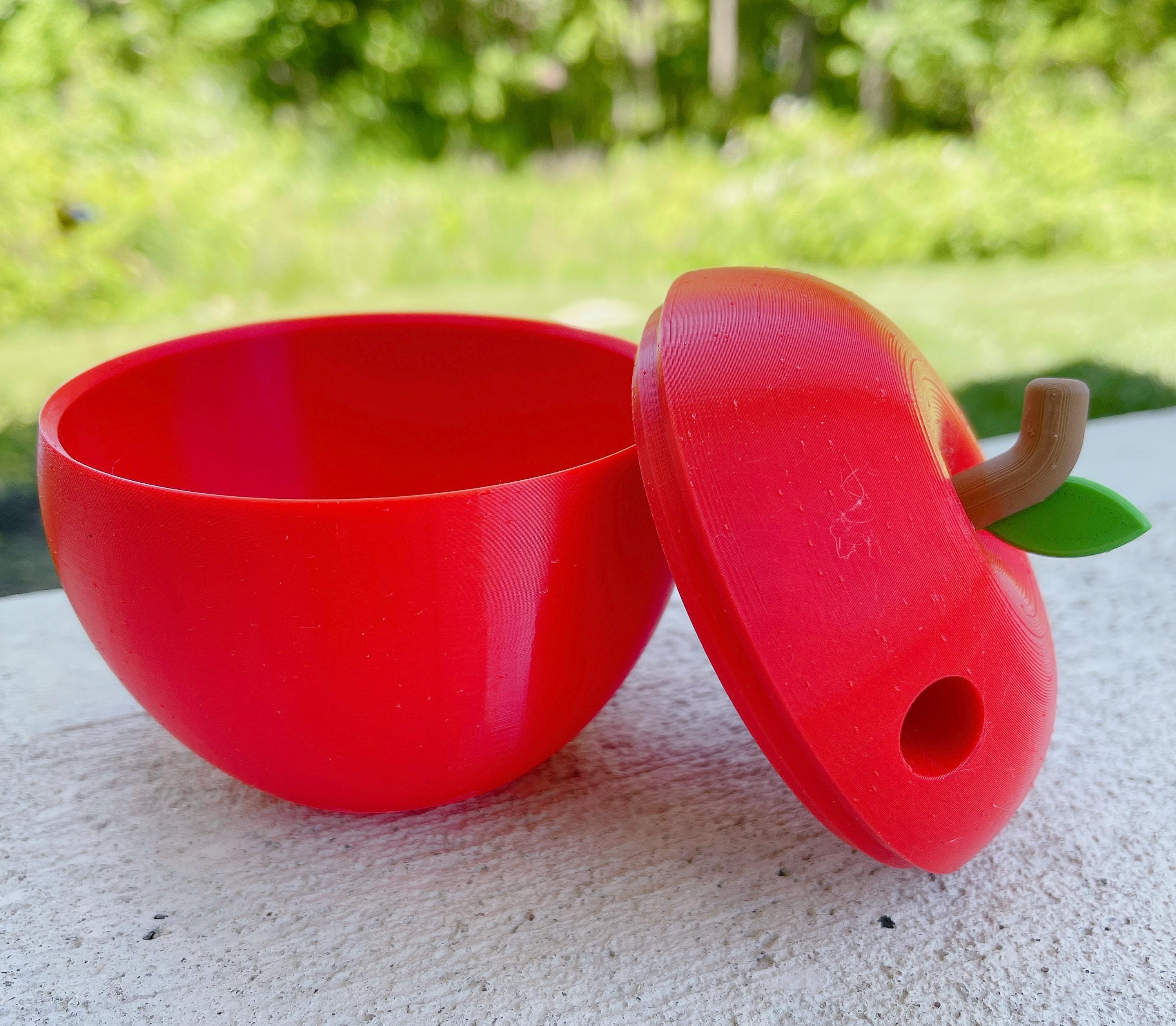 Apple Container, Apple, Crystal Apple, Rhinestones, 3D Printed Apple ...