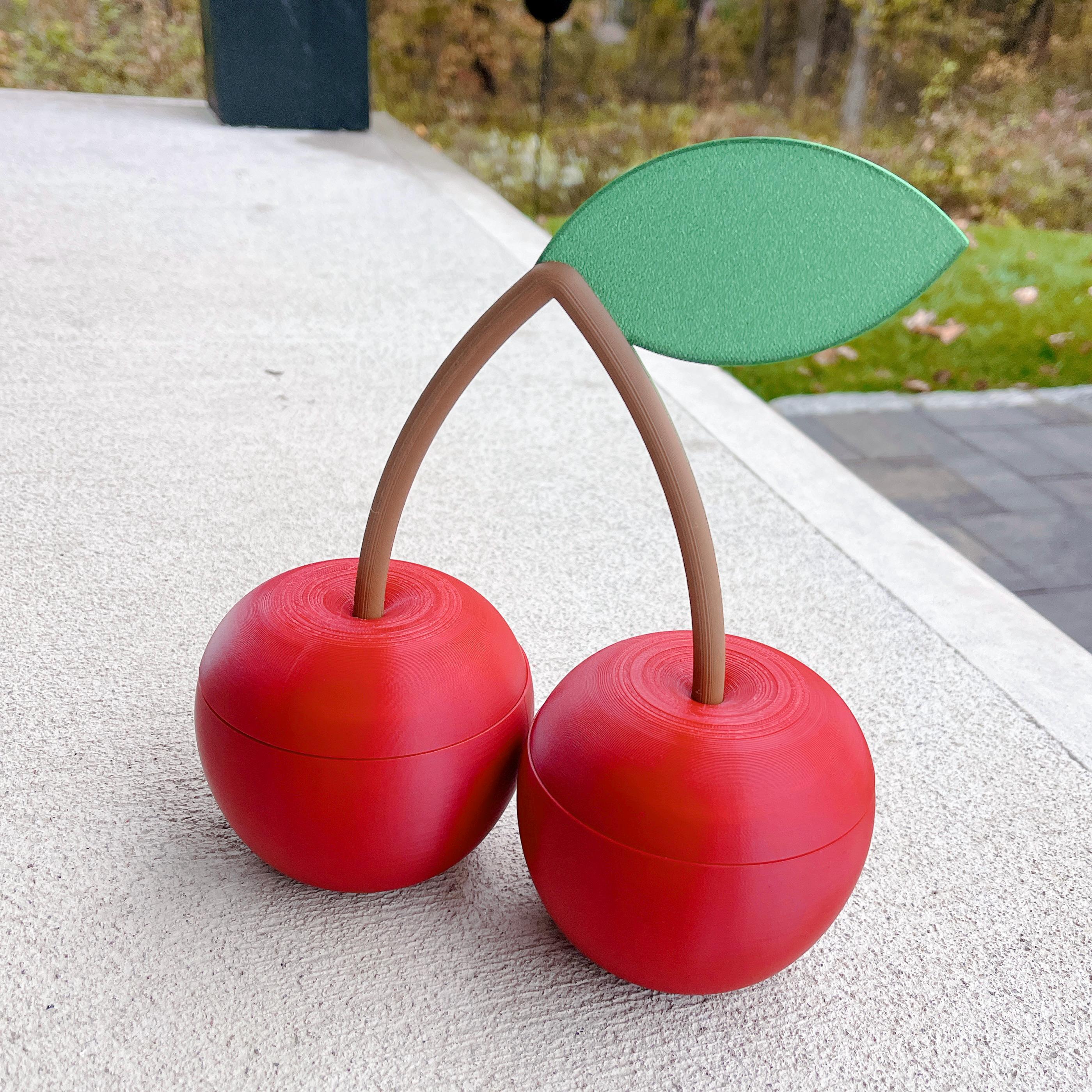 Cherry, Cherries, Cherry Containers, Fruit, Fruit Containers, STL File ...