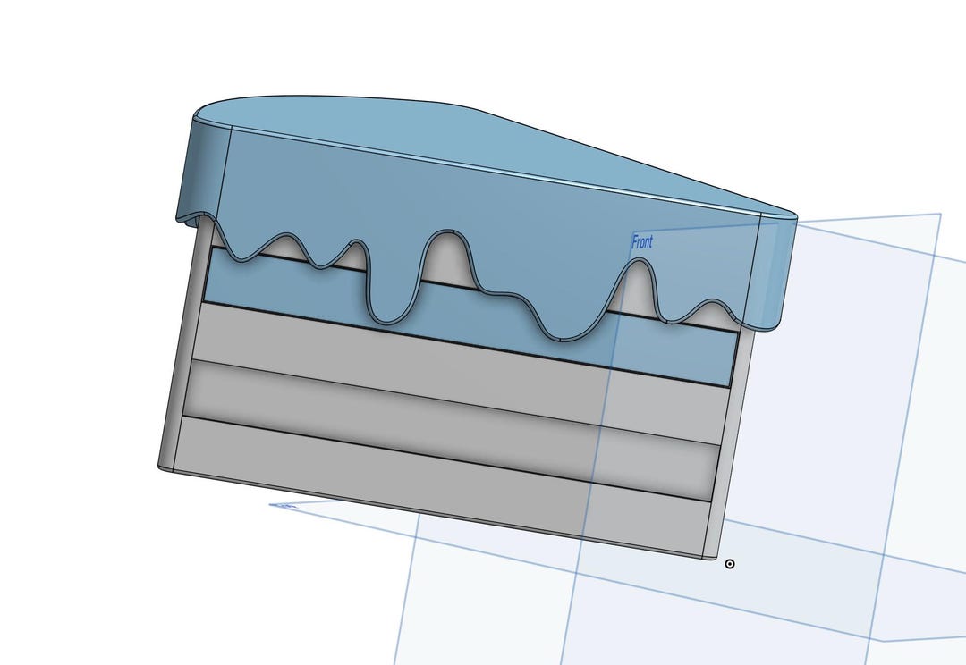 Cake Slice Container, Magnetic Container, Custom, 3D Printed Cake Slice ...
