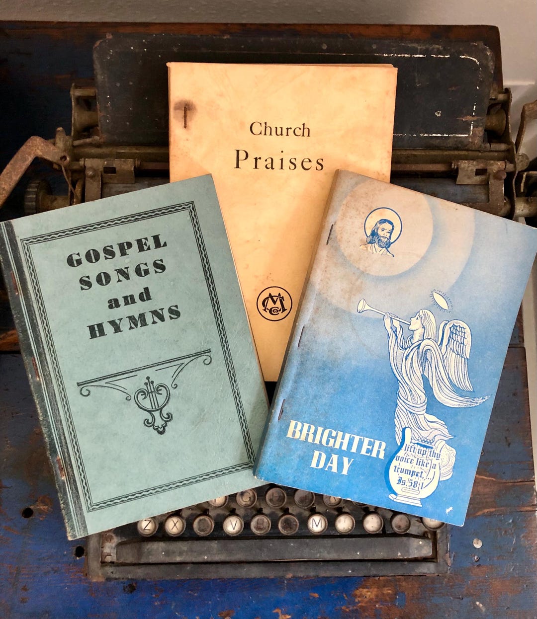 Christian Hymnals / THREE Vintage Church Songbooks - Etsy