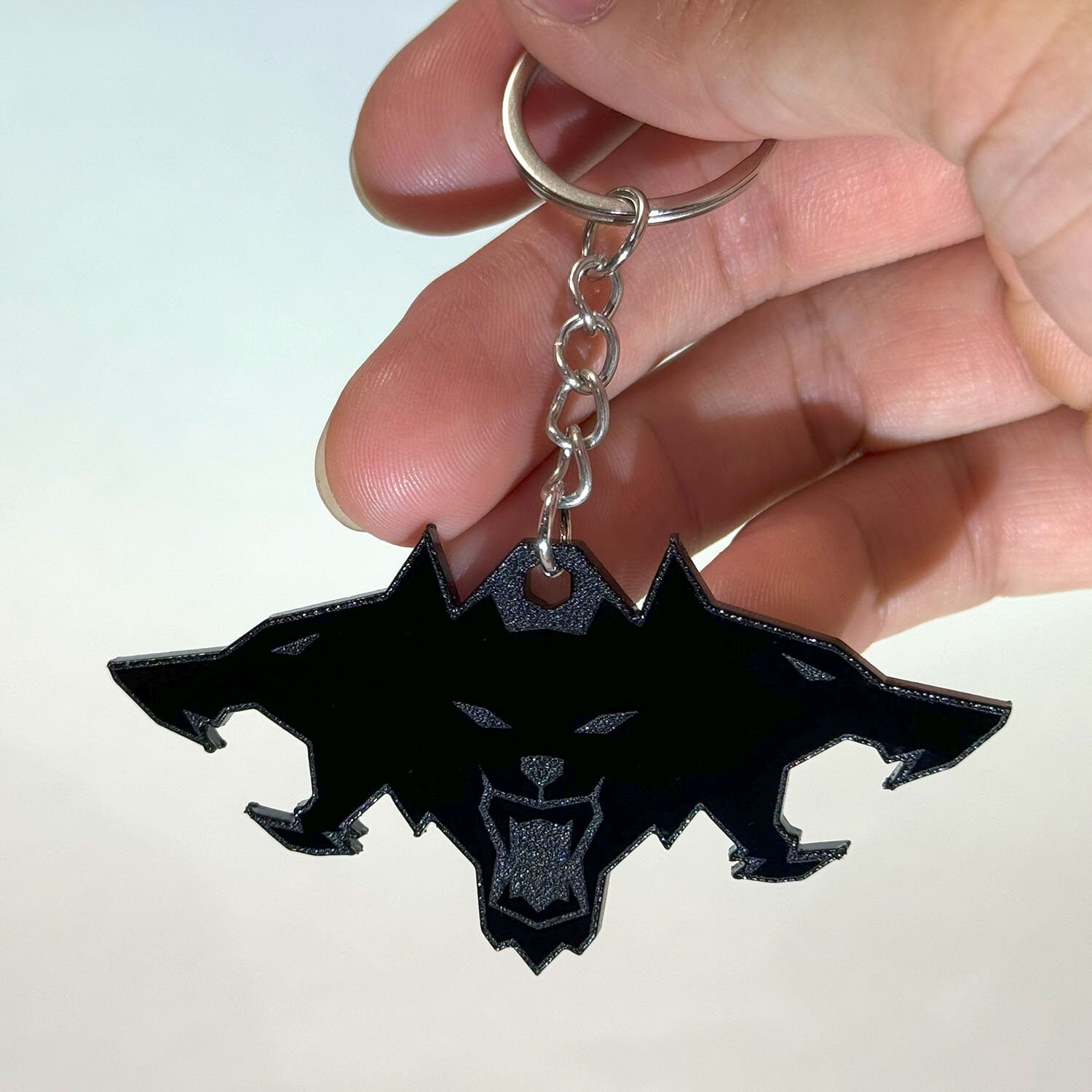 Tesla Cybertruck Cyberbeast Logo Keychain Accessory Gift 3 Width X 1.6 ...