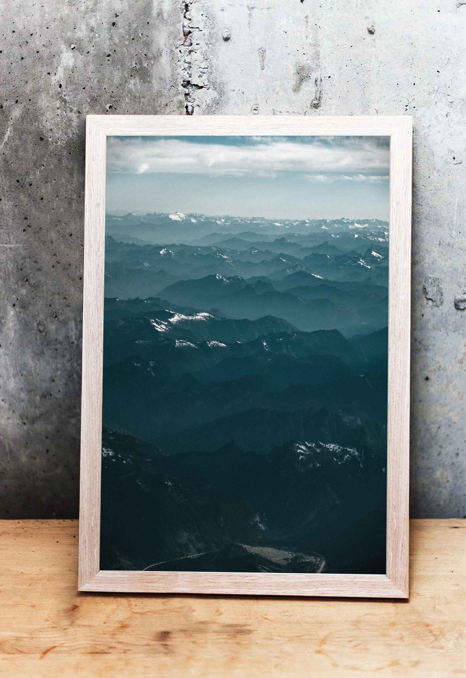 Stunning Aerial View of the Cascade Mountains - Landscape Photography ...