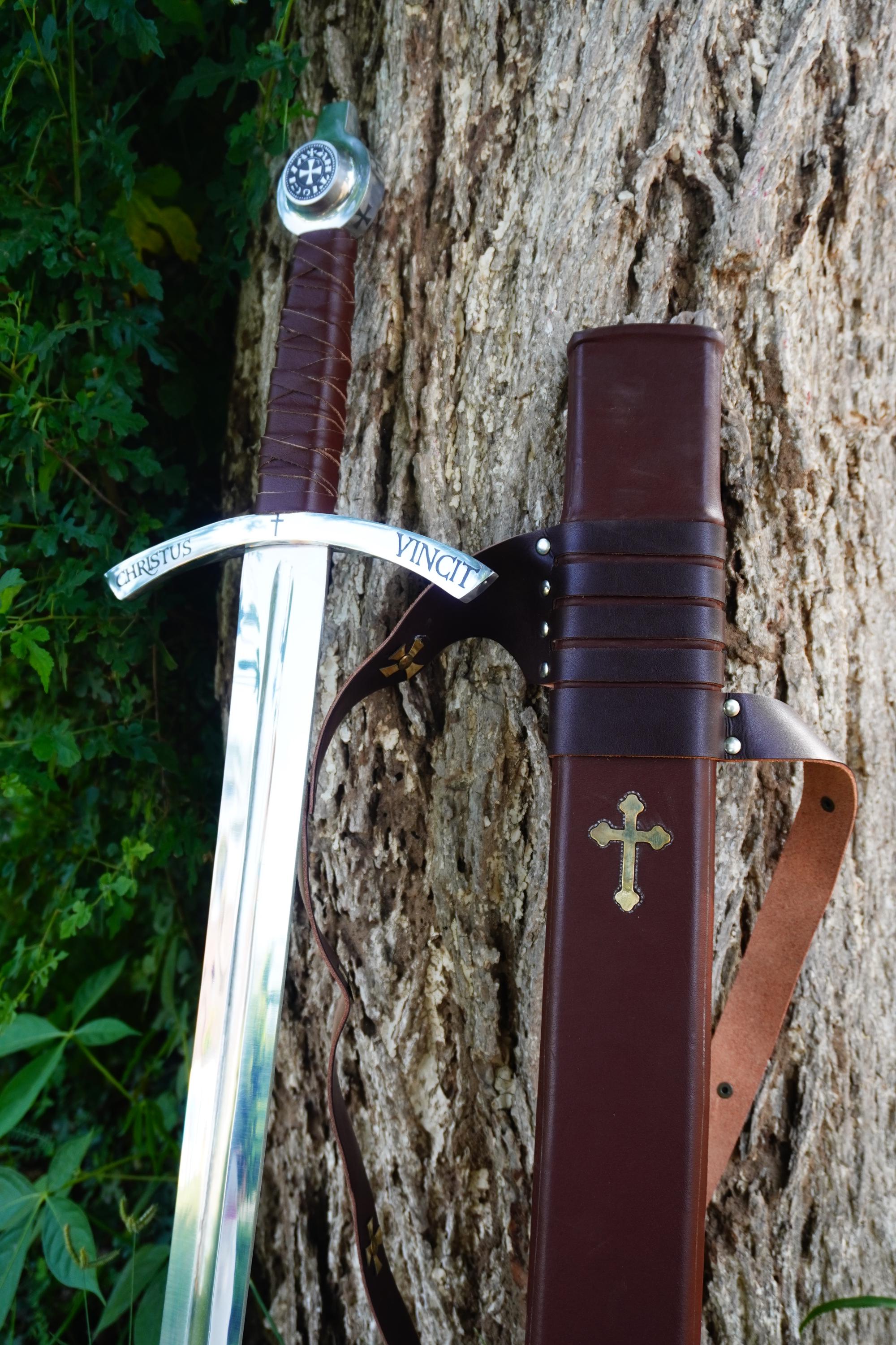 Knight's Faithful Steel, Hand-forged Arming Piece With Cruciform Hilt ...