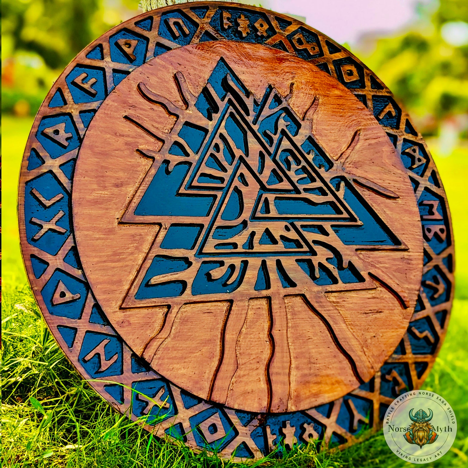 Authentic Viking Shield-handcrafted Viking Shield-norse Gear, Custom ...