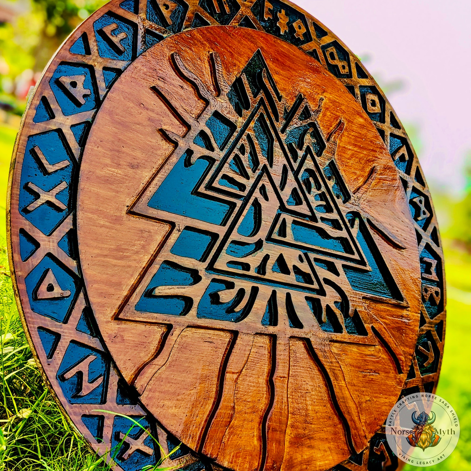 Authentic Viking Shield-handcrafted Viking Shield-norse Gear, Custom ...