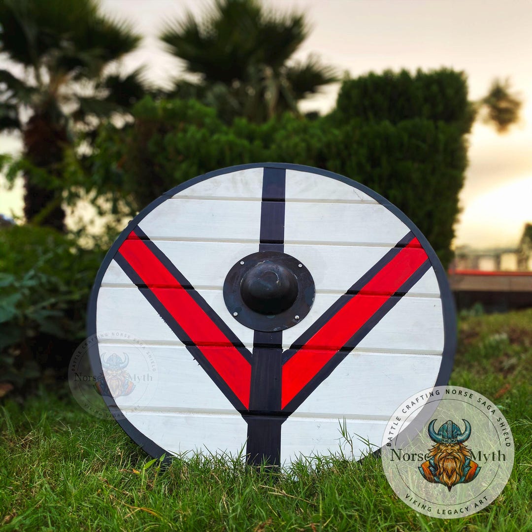 Authentic Viking Shield - Handcrafted Medieval Norse Shield ...