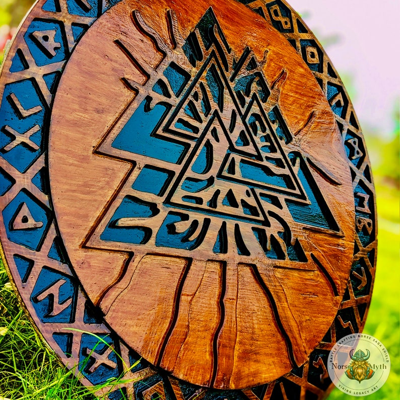 Authentic Viking Shield-handcrafted Viking Shield-norse Gear, Custom ...