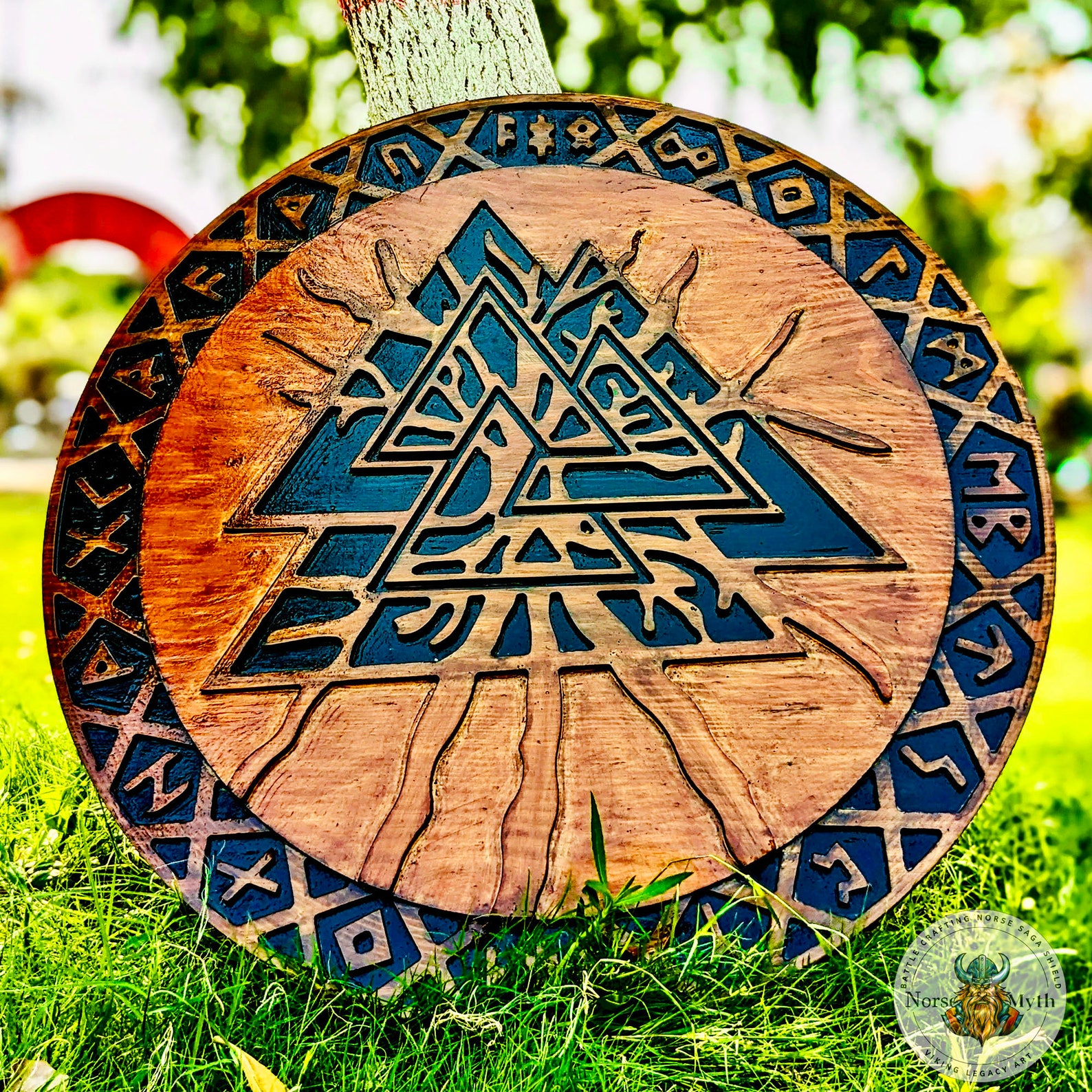 Authentic Viking Shield-handcrafted Viking Shield-norse Gear, Custom ...