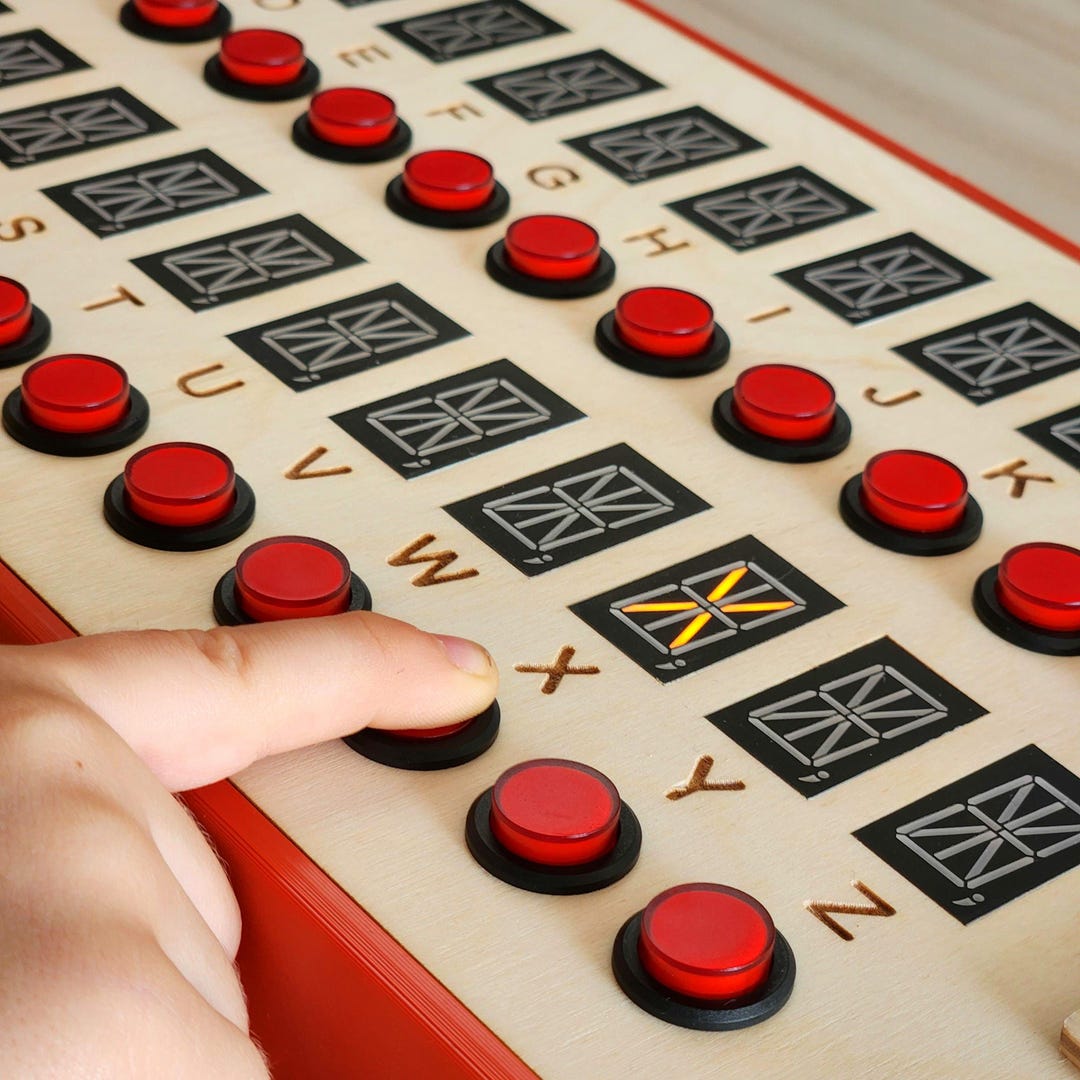 Interactive Alphabet Learning Board, Montessori Sensory Toy, LED Light ...