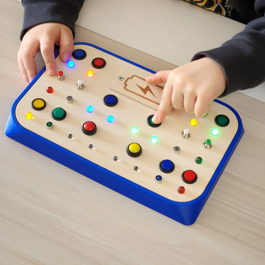 Busy Board Led Light, Activity Board for Toddler, Switch Board for ...