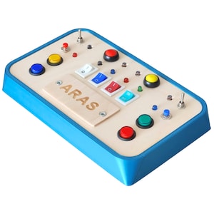 Busy Board for Baby, Button Switch Board, Travel Busy Board, Activity ...